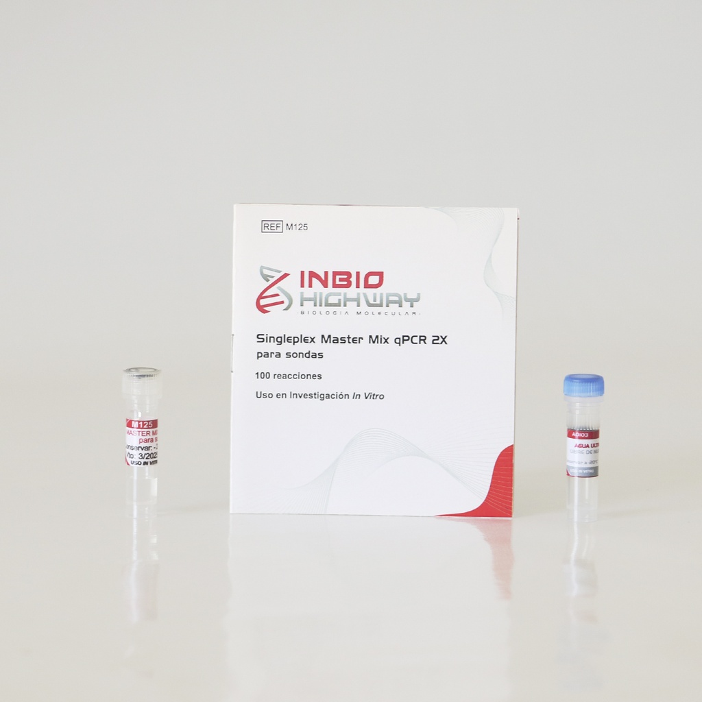 Singleplex Master Mix qPCR 2 X para SONDAS, 100 reacciones x 20 ul ...